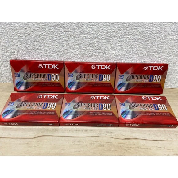 TDK | Media | Vtg Tdk Superior Normal Bias D9 Ieci Type I Audio Cassette Tape Lot Of 6 Sealed ...